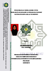 PENGEMBANGAN MEDIA KOMIK UNTUK MEMFASILITASI KEMAMPUAN PEMAHAMAN KONSEP MATEMATIS SISWA KELAS ...